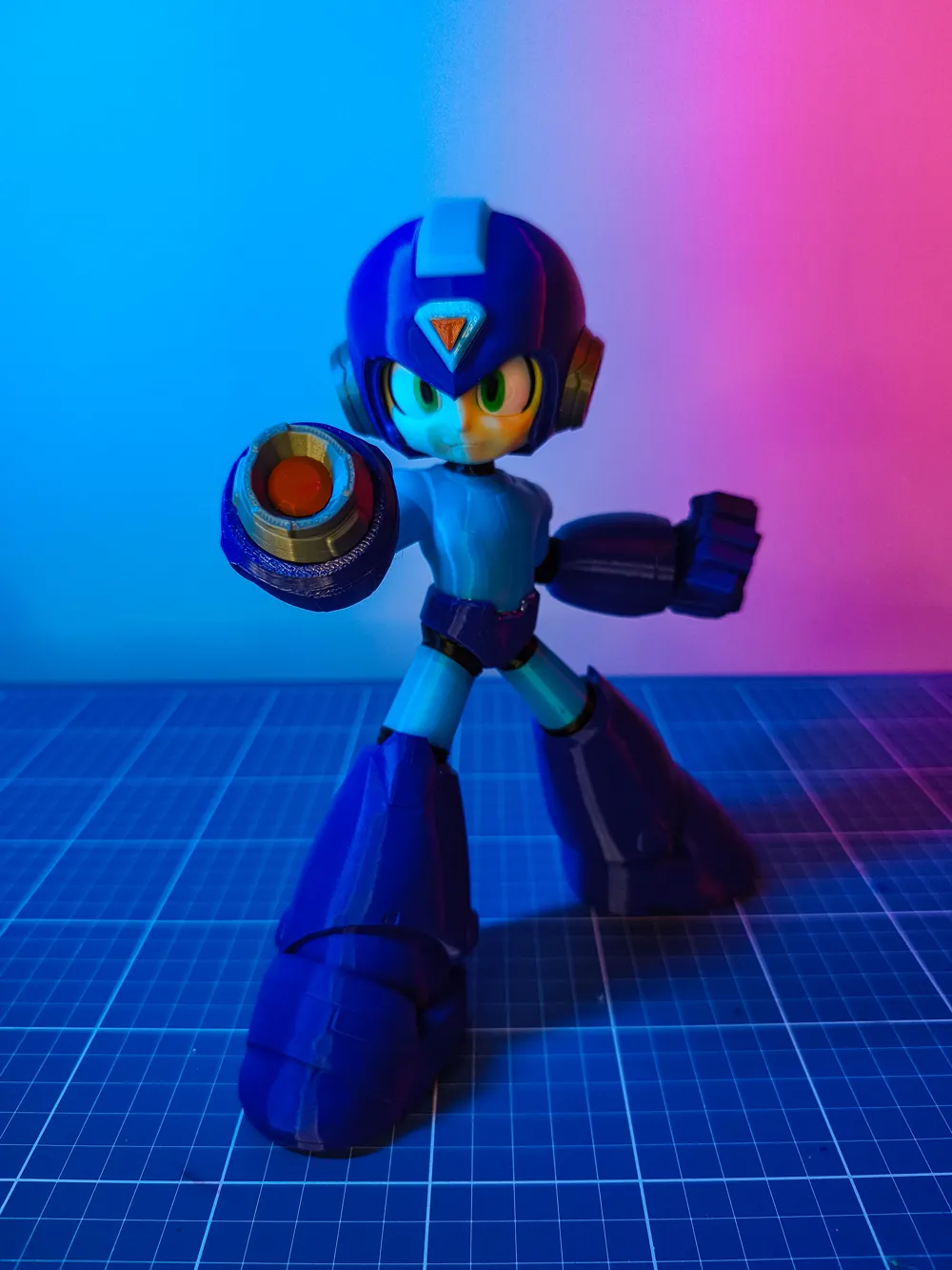 Fan Art de Mega Man - Modelo de impresión 3D gratuito - MakerWorld
