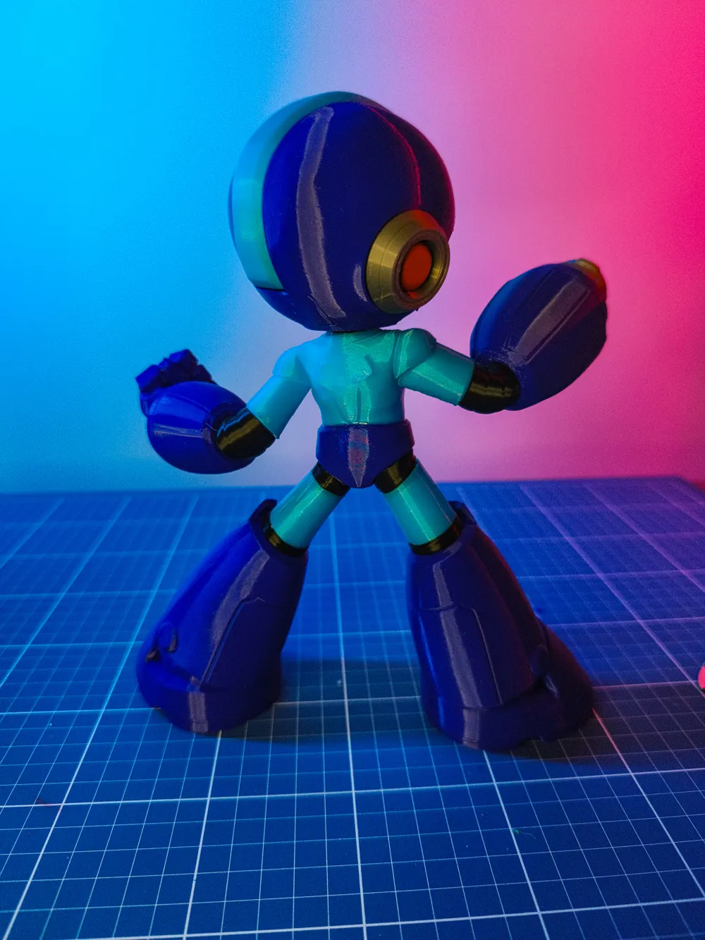 Fan Art de Mega Man - Modelo de impresión 3D gratuito - MakerWorld