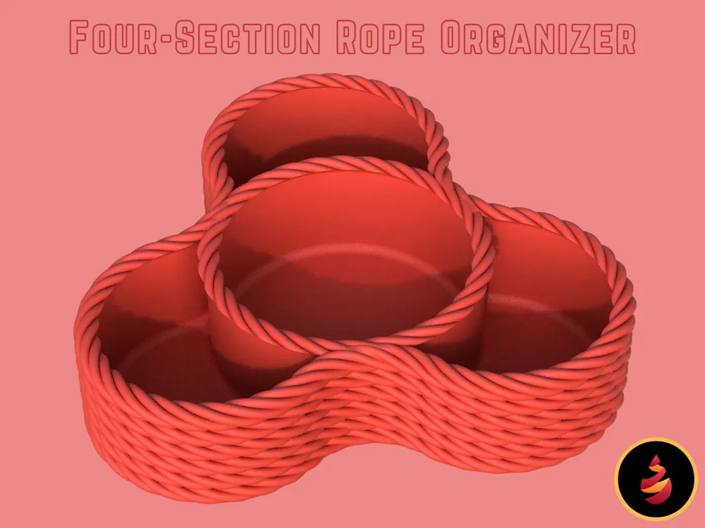 Four-Section Rope Organizer by JamesThePrinter - MakerWorld