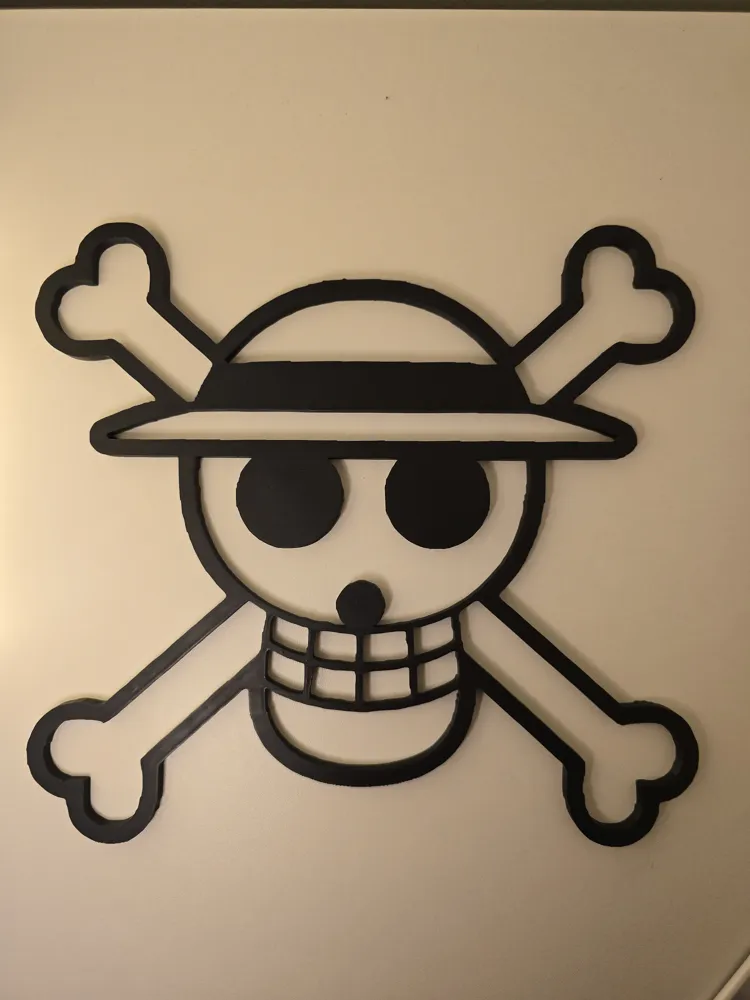 Luffy logo - One Piece - Free 3D Print Model - MakerWorld