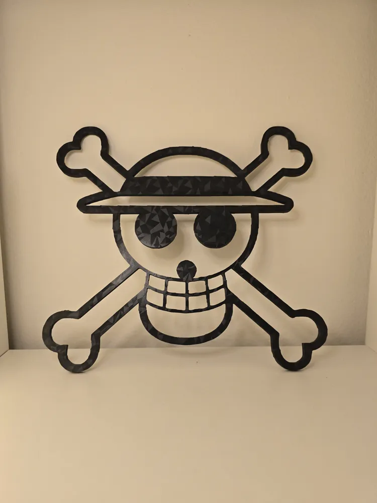 Luffy logo - One Piece - Free 3D Print Model - MakerWorld