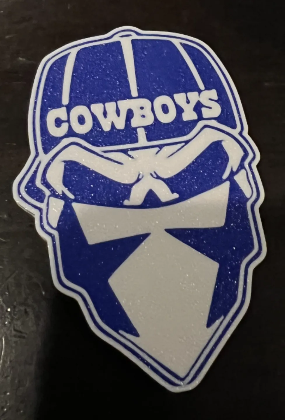 Dallas Cowboy Skull Magnet by Blumpkin MakerWorld: Download Free 3D Models