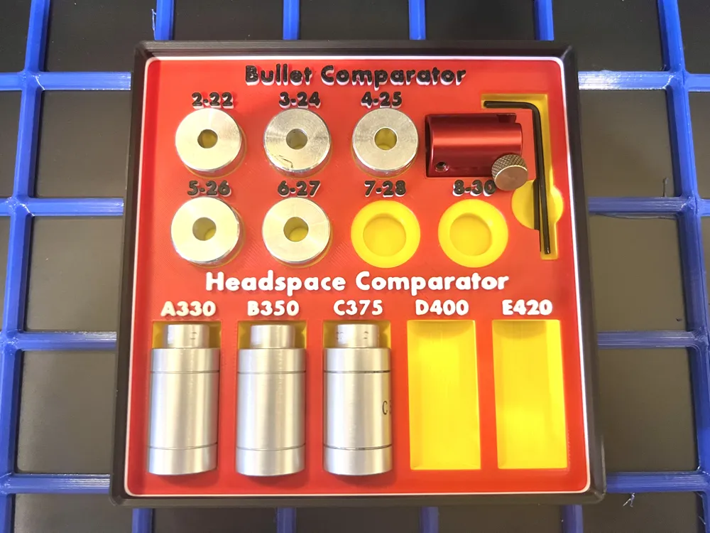 Gridfinity - Hornady Bullet and Headspace Comp 3x3 by PrintingPopPop ...