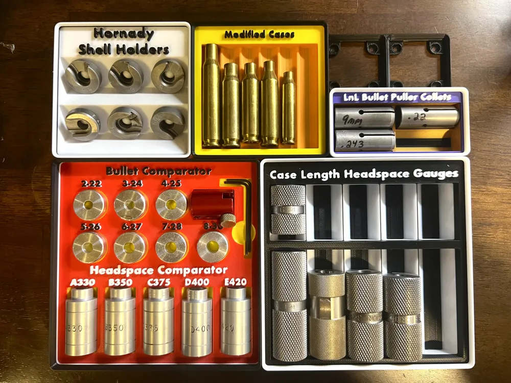 Gridfinity - Hornady Bullet and Headspace Comp 3x3 by PrintingPopPop ...