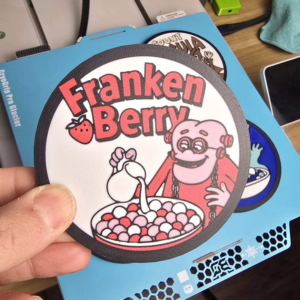 Retro Monster Cereal Coasters 70s 80s Cartoons - Free 3D Print Model ...