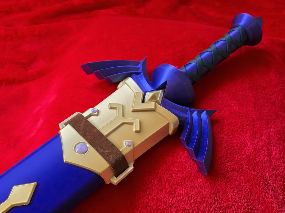 Legend of Zelda BotW Master Sword Scabbard - Free 3D Print Model ...