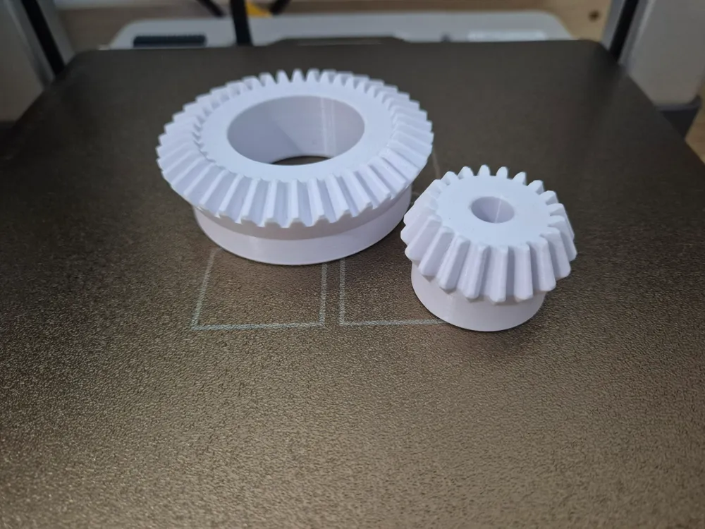 Bevel gears by Eekii MakerWorld: Download Free 3D Models
