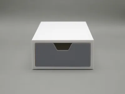 Full Extension Stackable Drawer / Monitor Riser by Kong 3D MakerWorld ...