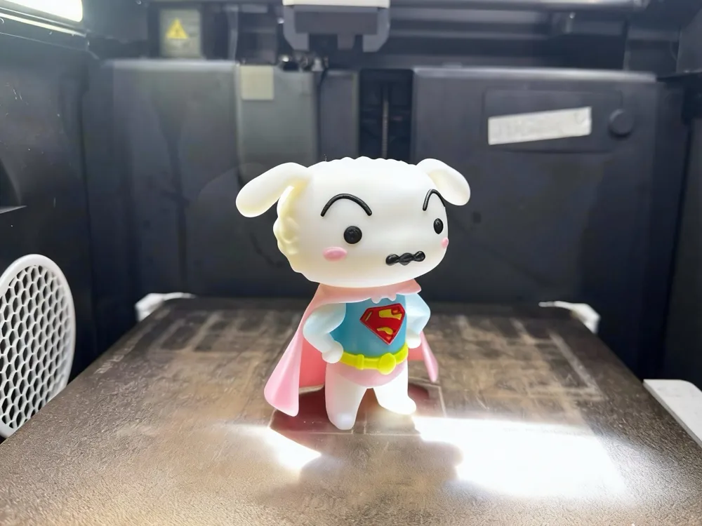 Crayon Shin-chan·Shiro Superman design 10cm (disassembled, no AMS ...