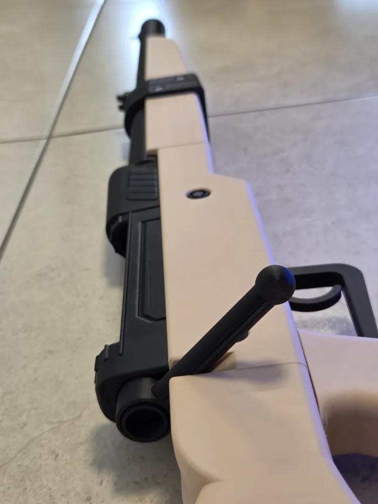 Hunting Rifle - Shooting + Shell Ejecting by Kirzon MakerWorld: Download Free 3D Models