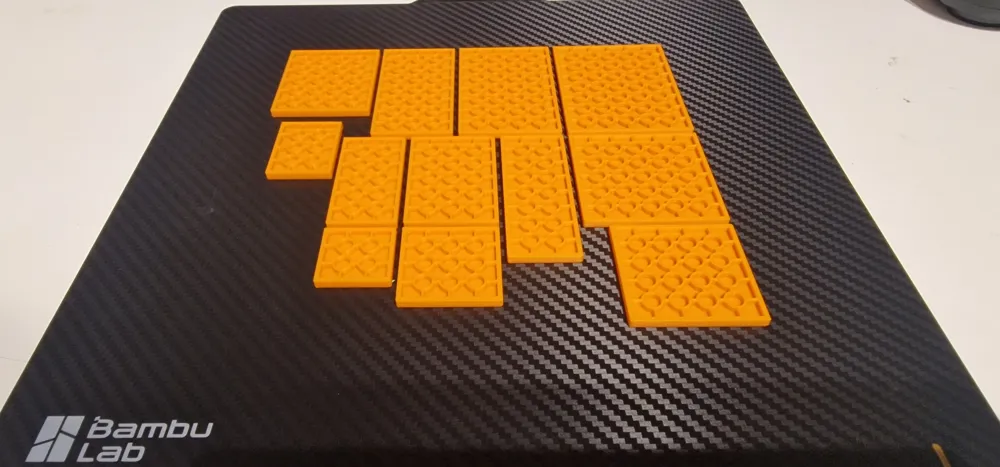 Lego Tiles 2x2 to 10x16 - Free 3D Print Model - MakerWorld