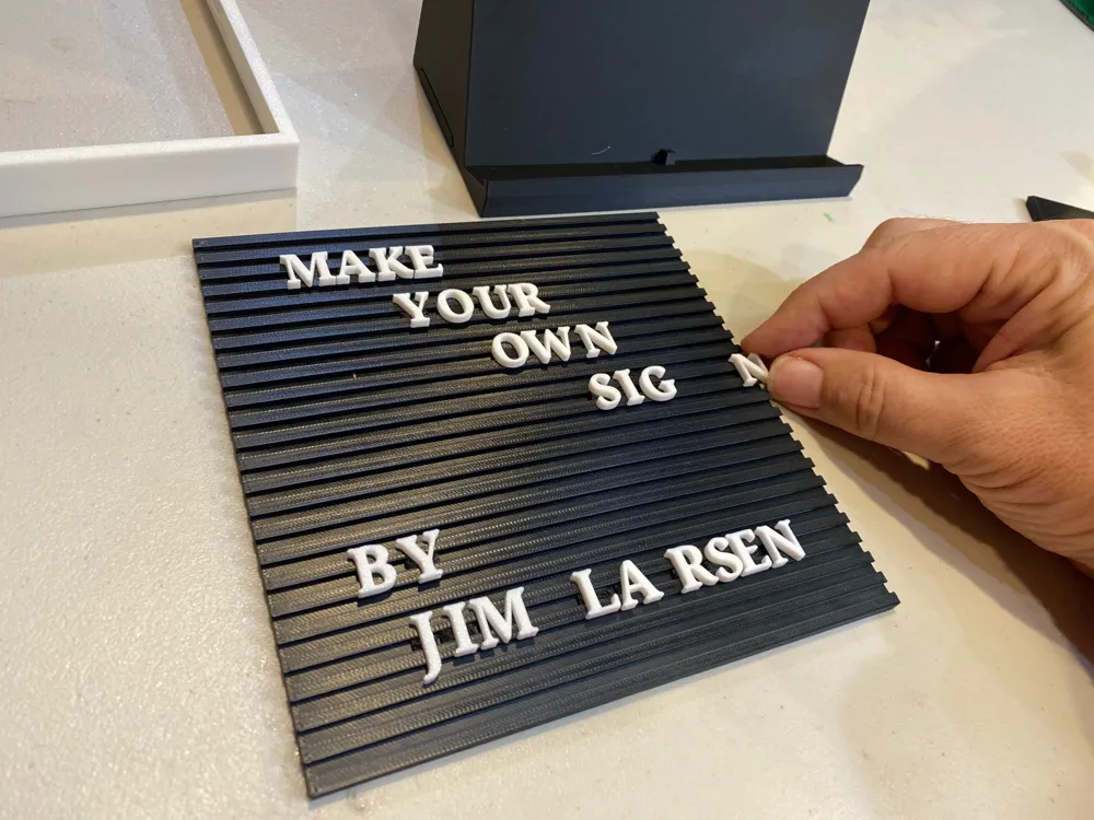 Custom Sign Board - Free 3D Print Model - MakerWorld