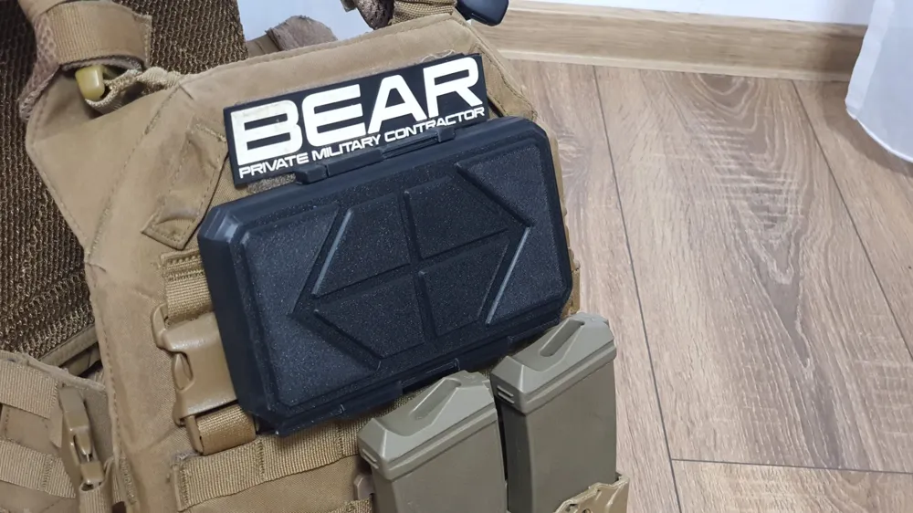 Molle Admin Case - Phone case 90° Open - Free 3D Print Model - MakerWorld
