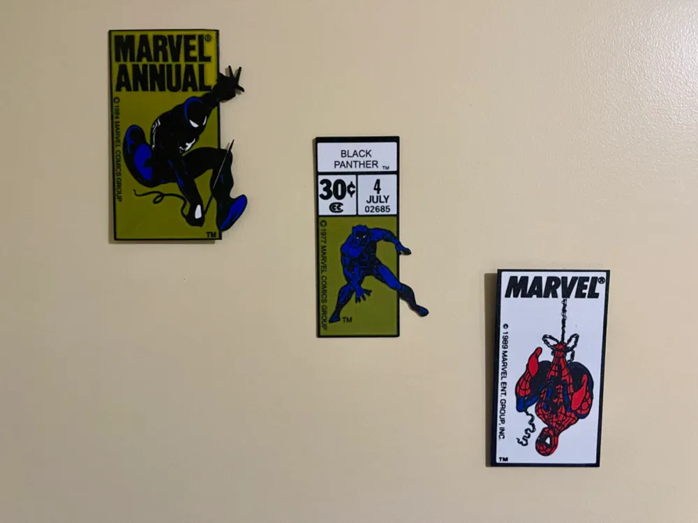 1989 Spiderman Comic box corner by Websters Creations - MakerWorld