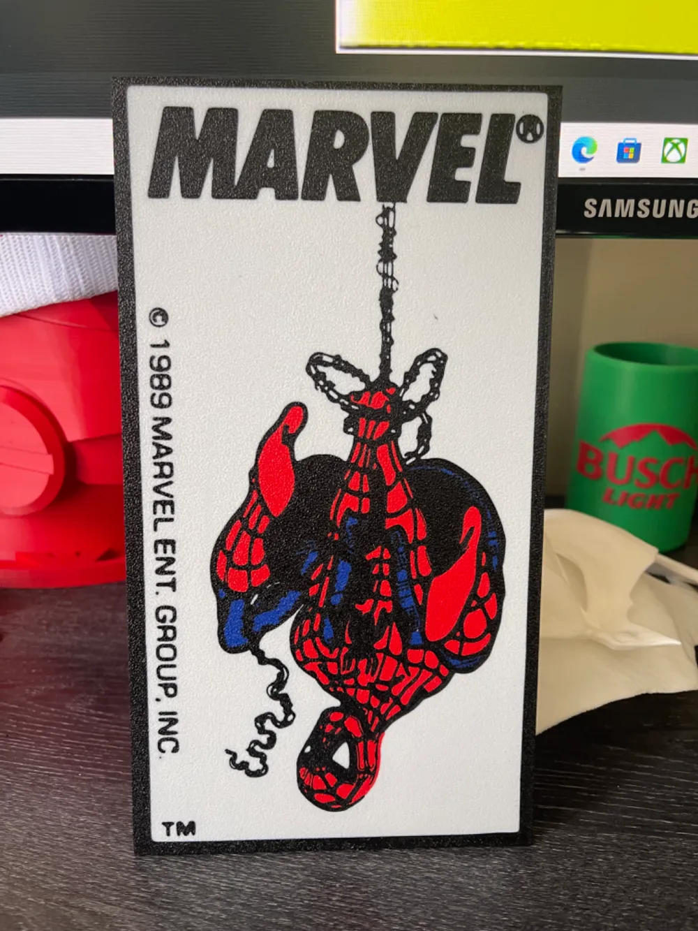 1989 Spiderman Comic box corner by Websters Creations - MakerWorld