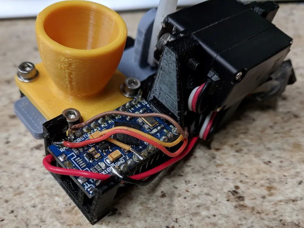 Automatic Fish Feeder - Free 3D Print Model - MakerWorld