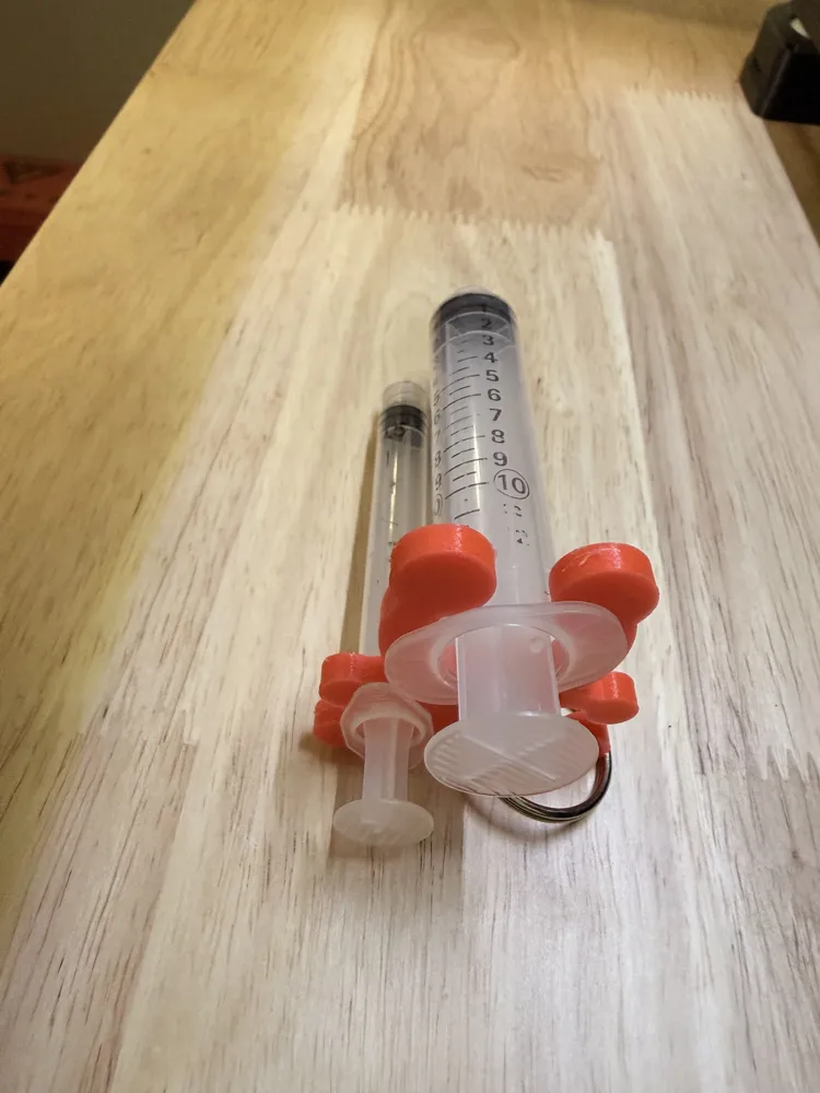 Triple Syringe Keychain Holder (10ml + 2×3ml) by T & T Designs ...