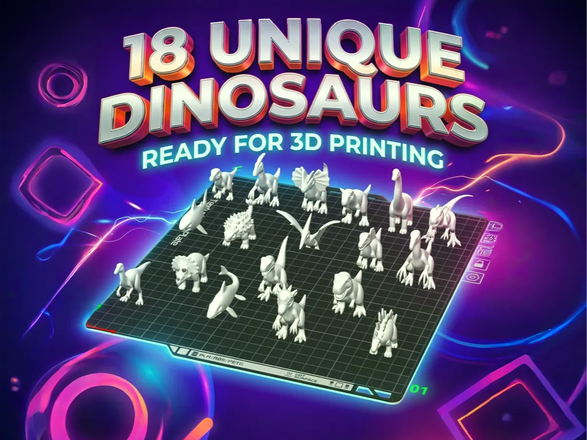 Complete Dinosaur Collection - Free 3D Print Model - MakerWorld