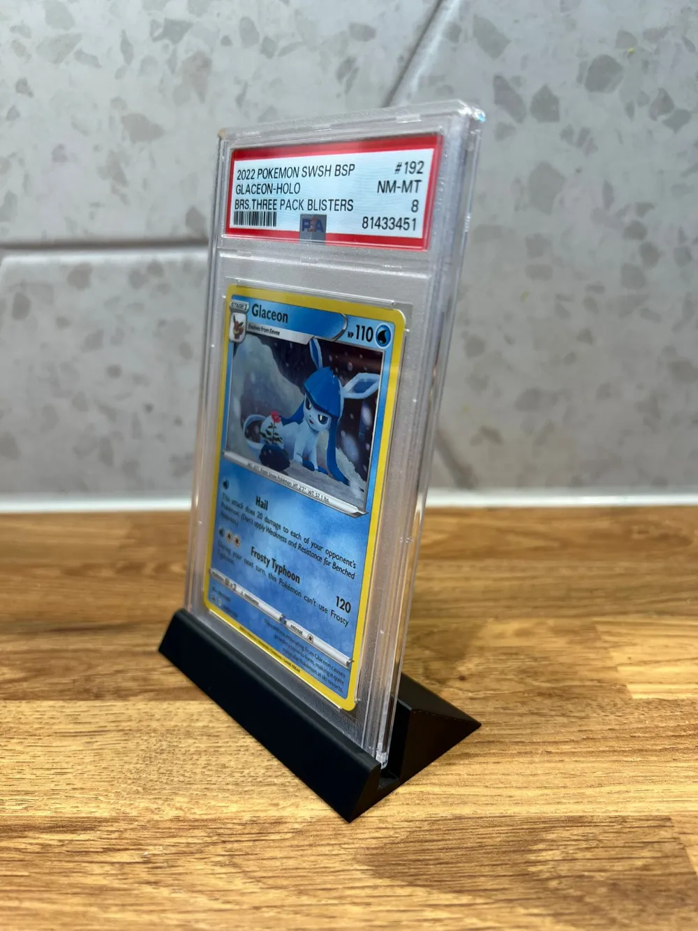 Minimalist PSA Graded Pokemon Card Desk Holder by 1810 Custom Designs ...