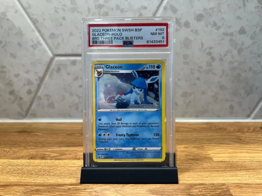 Minimalist PSA Graded Pokemon Card Desk Holder by 1810 Custom Designs ...