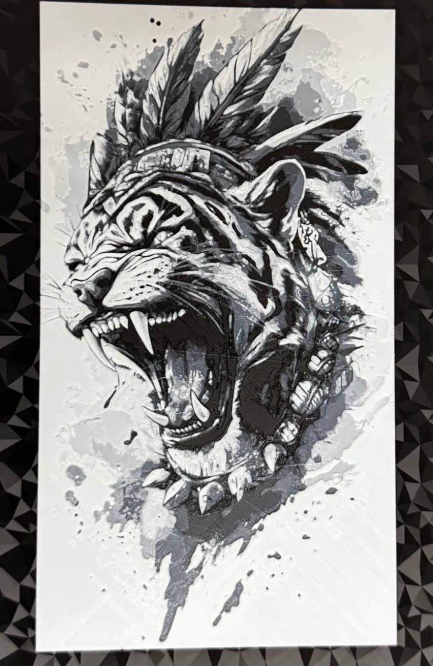 Aztec Tiger Warrior by Mario’s3D MakerWorld: Download Free 3D Models