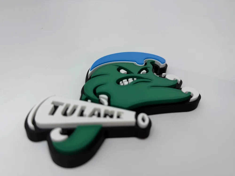 Tulane Green Wave Logo 2017 - Free 3D Print Model - MakerWorld
