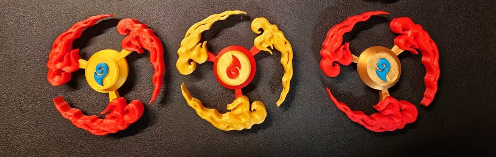 Nezha 2 Silky Smooth Fingertip Hula Hoops (Print-in-Place, No Hardware ...