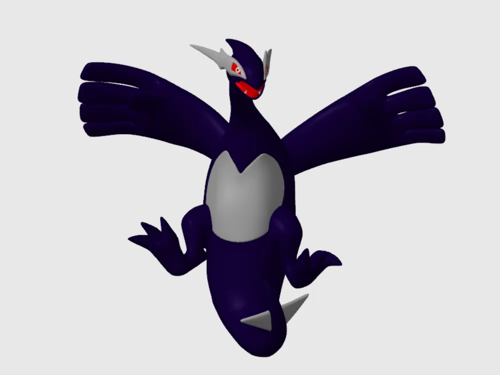 Shadow Lugia Multicolor - Free 3D Print Model - MakerWorld