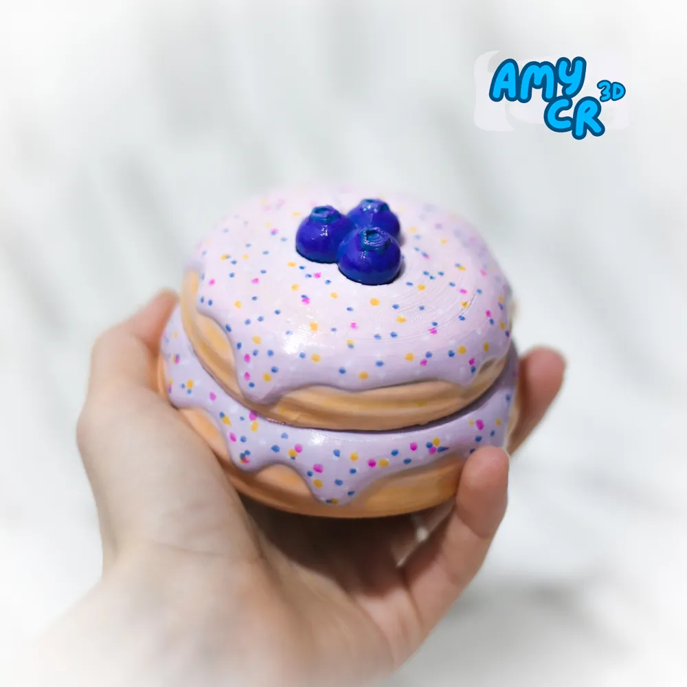 Chubby Berry Pancake Box by Amy CR MakerWorld: Download Free 3D Models