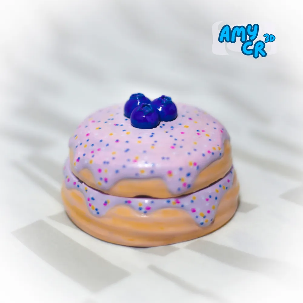 Chubby Berry Pancake Box by Amy CR MakerWorld: Download Free 3D Models