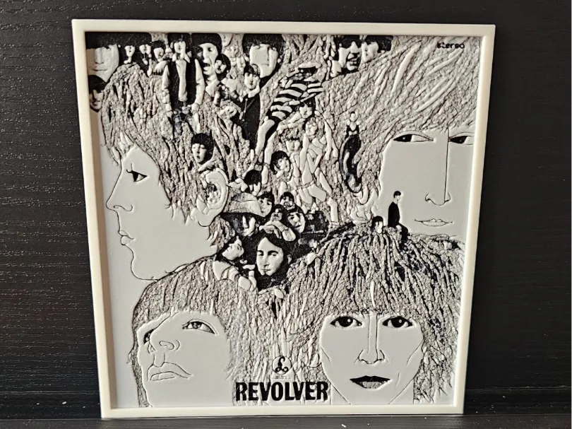The Beatles - Revolver - Album Cover by Print Sleep Repeat - MakerWorld