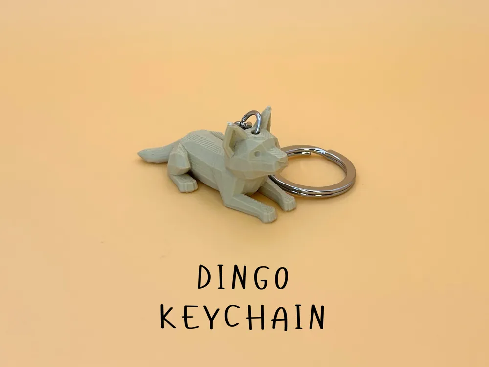 Cute Mini Dingo – Figurine/Keychain by Rusty Tractor MakerWorld ...