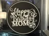 HAPPY BIRTHDAY MOM - COASTER - Free 3D Print Model - MakerWorld