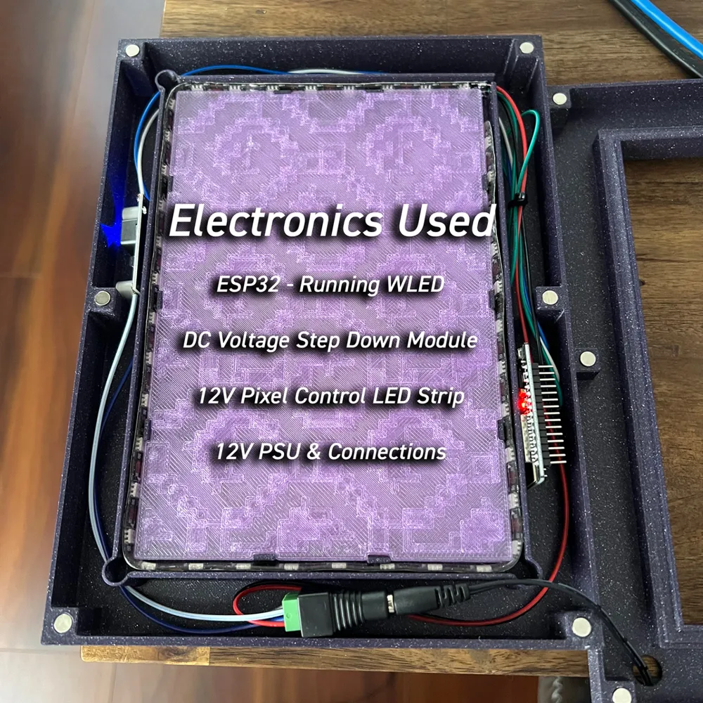 Minecraft Nether Portal LED Lamp (WLED Compatible) by Jackalolz ...