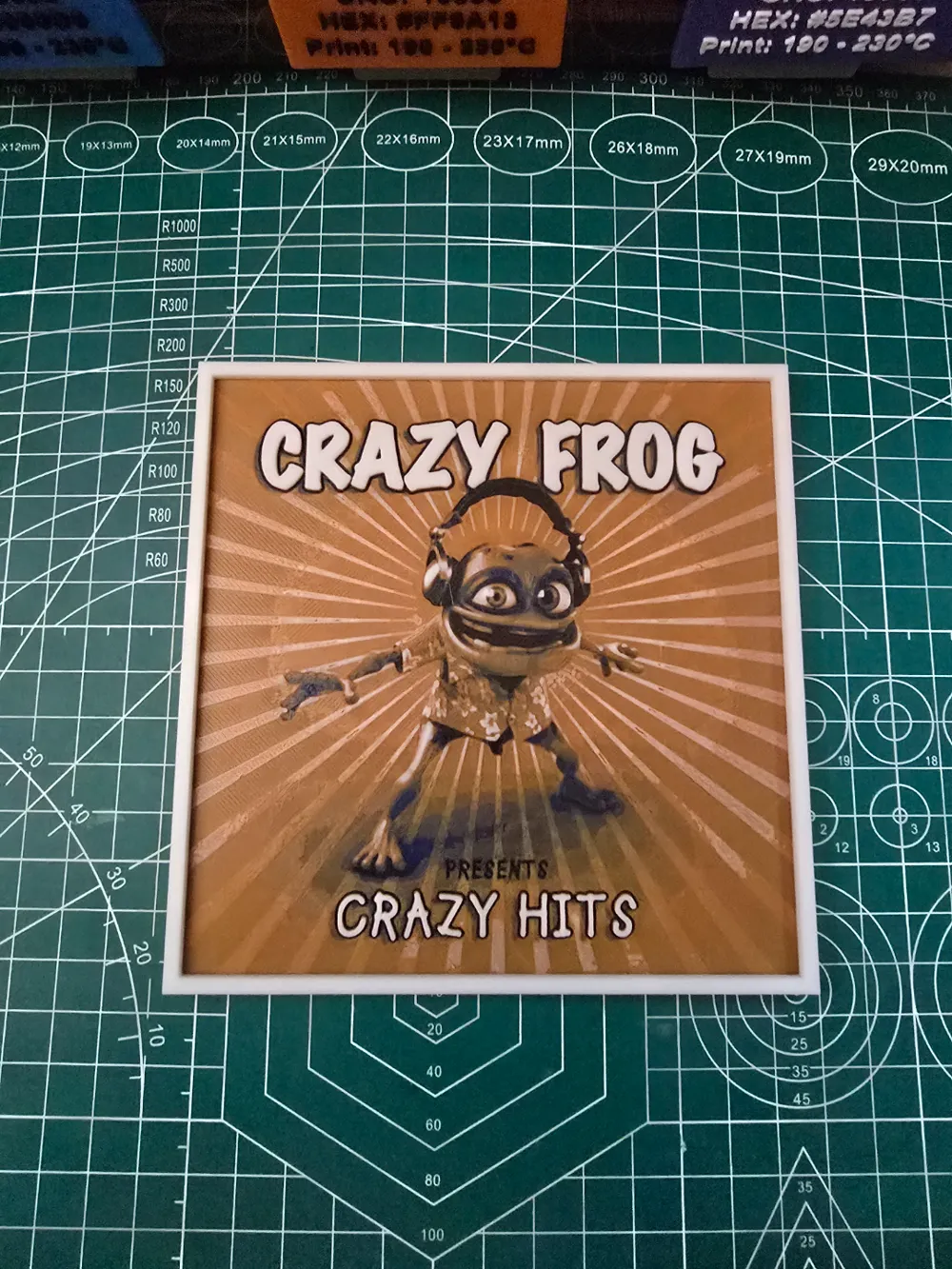 Crazy Frog "Crazy Hits" Album - Hueforge Art by Lumpy3DMakerWorld ...