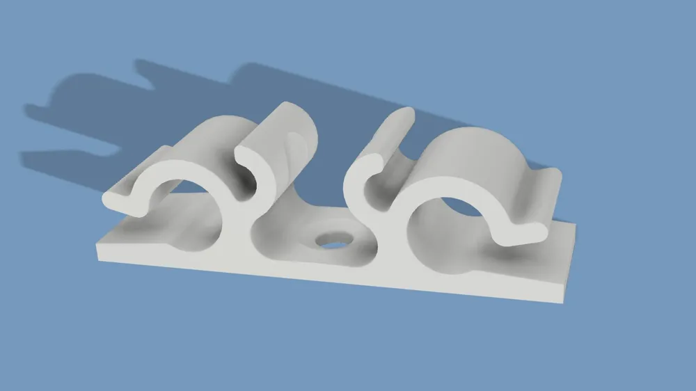 Strong triple cable clips - Free 3D Print Model - MakerWorld