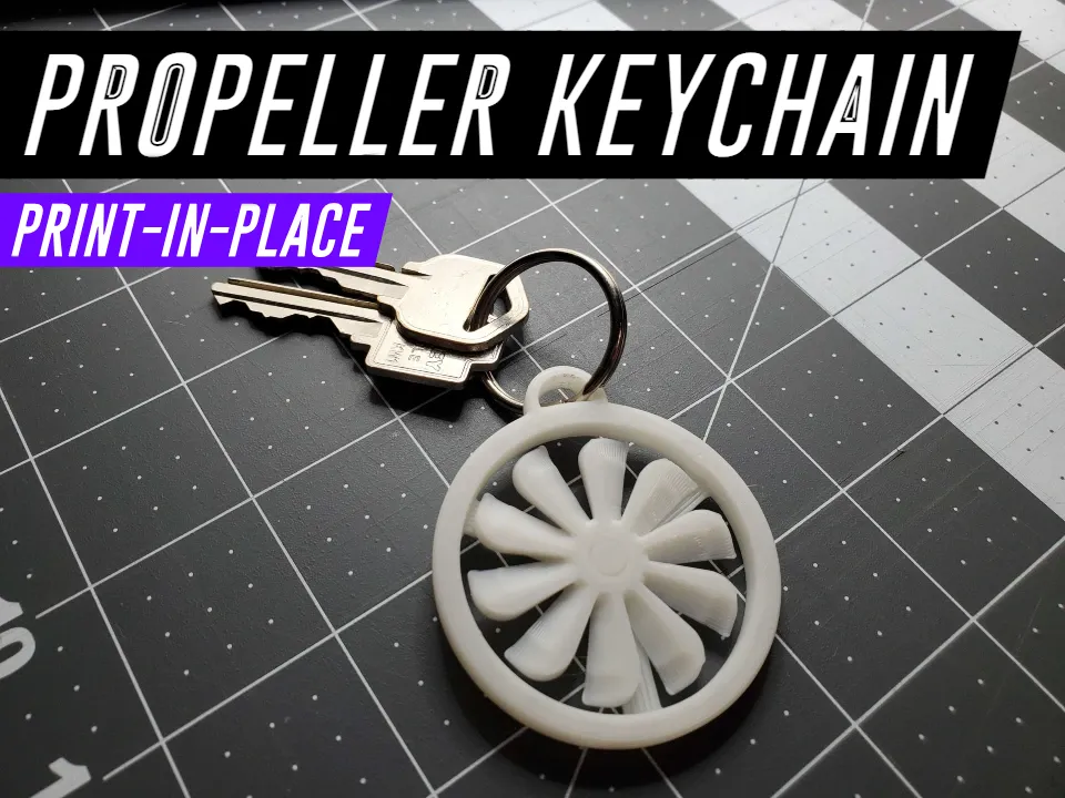 Propeller Keychain by ThisFact - MakerWorld