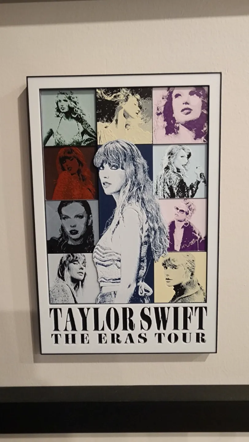 Taylor Swift Poster The Eras Tour No AMS Required - Free 3D Print Model ...