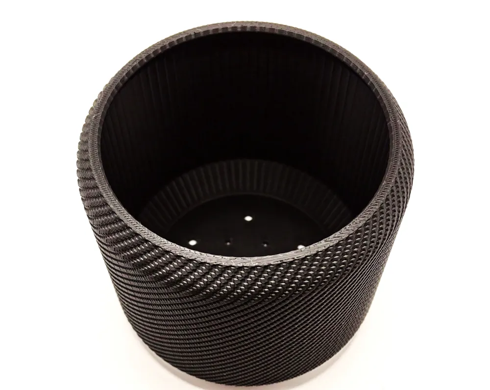8K Carbon Fiber Planter Pot by Mr.Rod MakerWorld: Download Free 3D Models