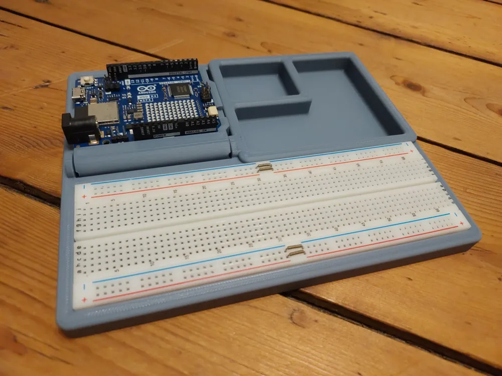 Arduino Breadboard Workstation - Adjustable Angle by DJL07 - MakerWorld