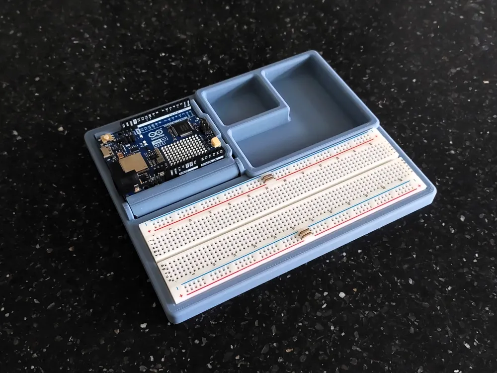Adjustable Arduino UNO Breadboard Workstation by DJL 3Designs - MakerWorld