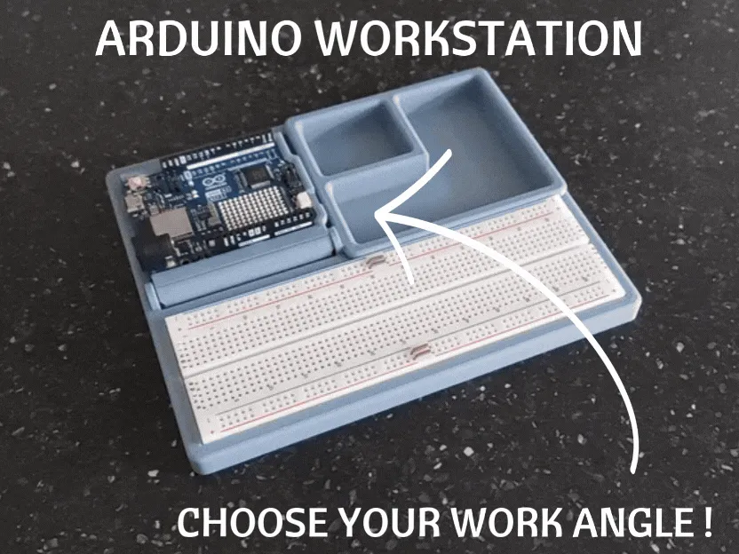 Adjustable Arduino UNO Breadboard Workstation - Free 3D Print Model ...