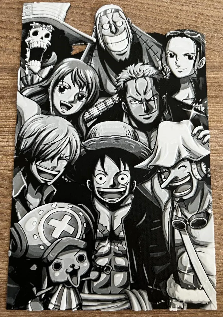 One Piece (fanart) - Hueforge by DonMatis - MakerWorld