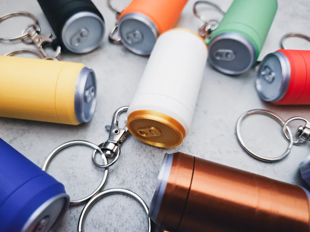 Mini Soda Can Keychain Storage w/ MicroSD Slot by calsynergy MakerWorld ...