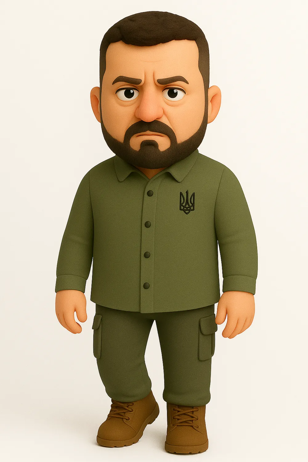 Volodymyr Zelenskyy Ukraine president by LayerCrafter MakerWorld: Download Free 3D Models