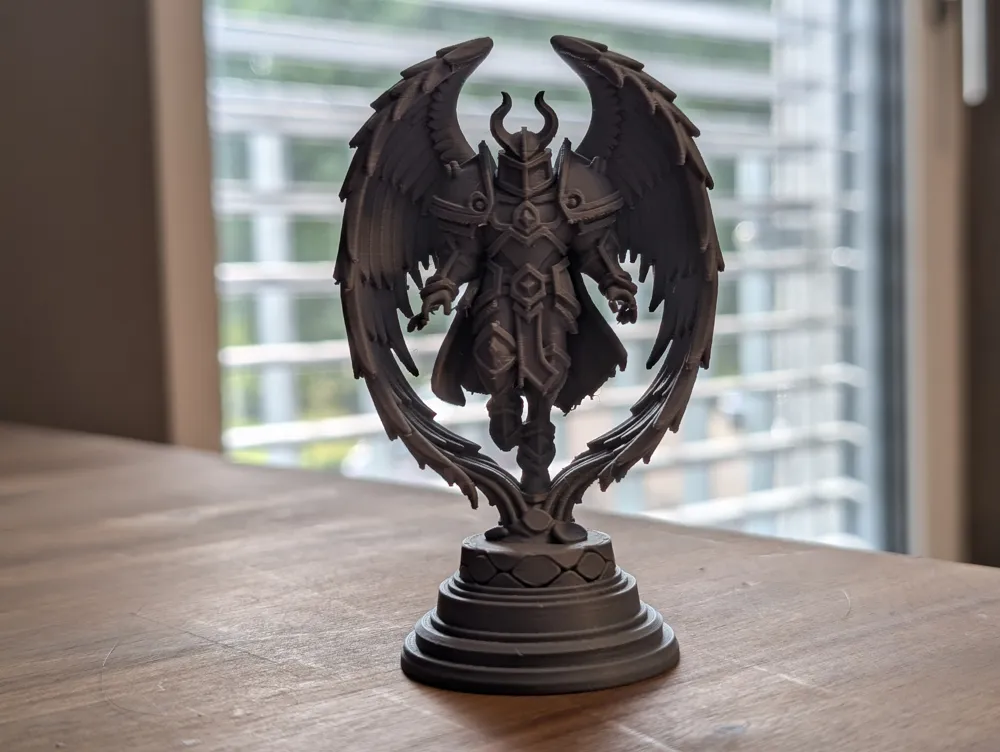Fallen Archangel Paladin – Fantasy Statue - Free 3D Print Model ...