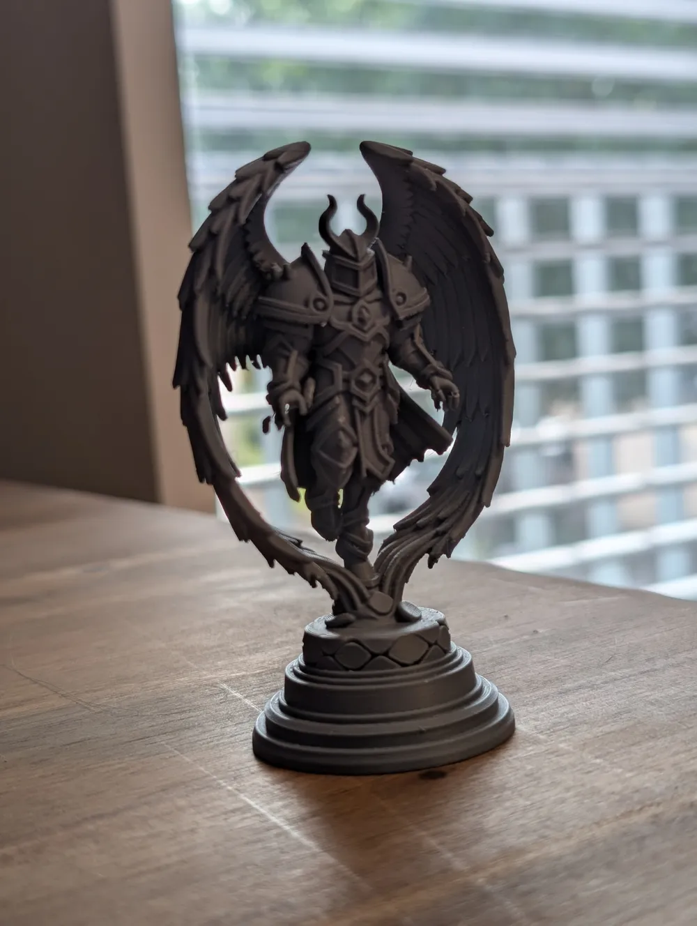 Fallen Archangel Paladin – Fantasy Statue - Free 3D Print Model ...