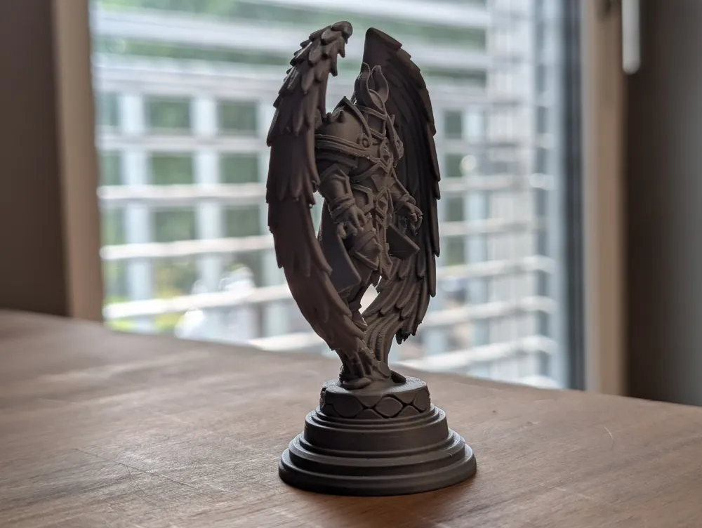 Fallen Archangel Paladin – Fantasy Statue - Free 3D Print Model ...