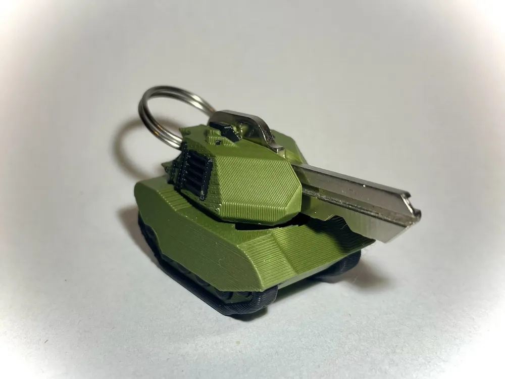 Tankey the tank + key cover - Free 3D Print Model - MakerWorld