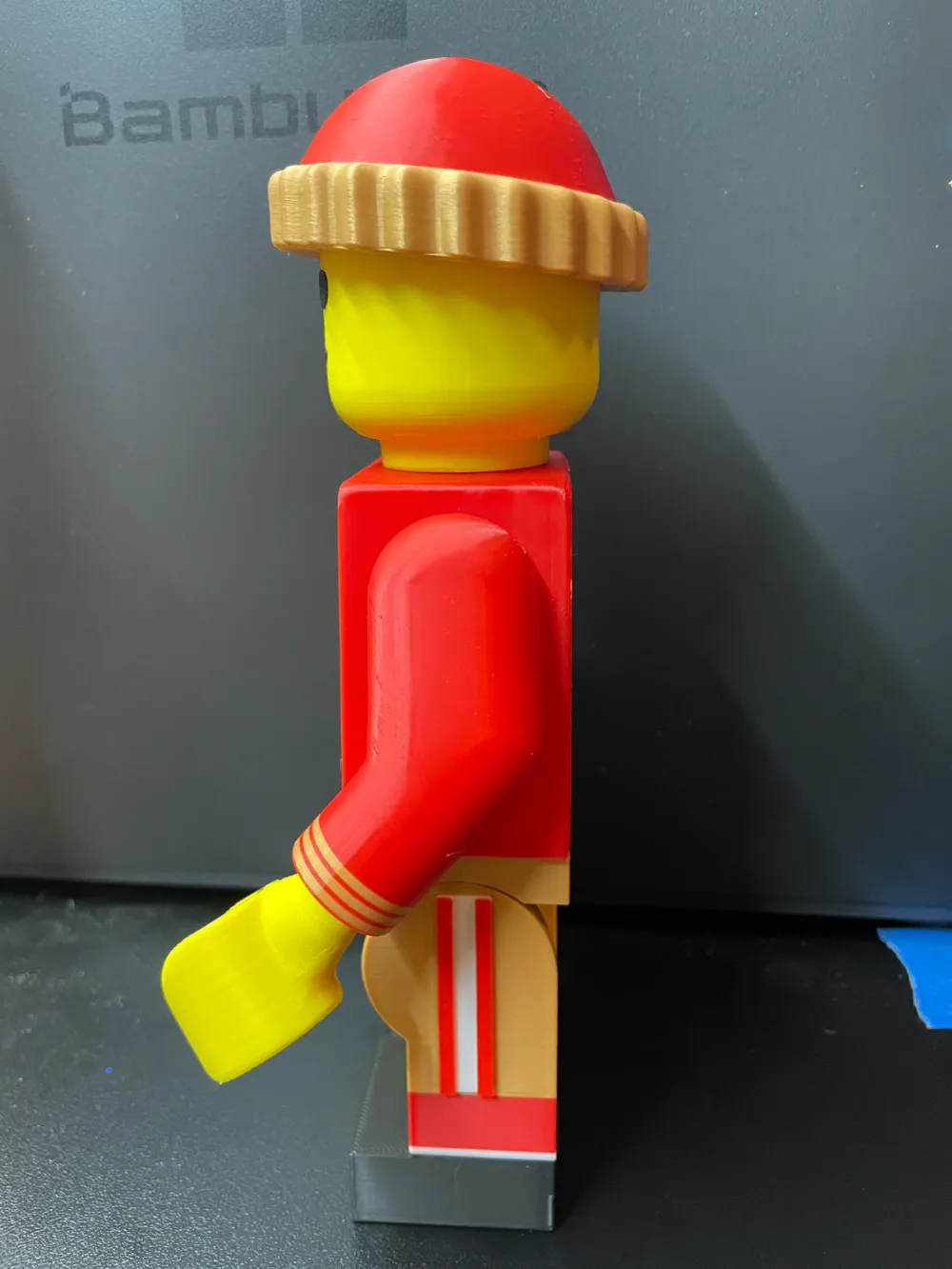 SF 49ers Fan Big Brick Figure (6:1) by robert3433 MakerWorld: Download ...